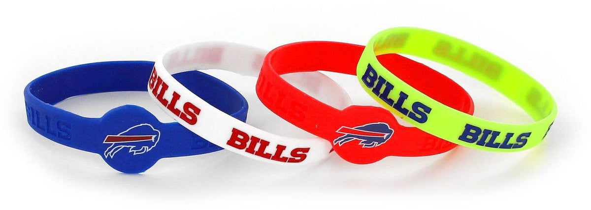 NFL Buffalo Bills Silicone Bracelets, 4-Pack – Buffalo Seamery